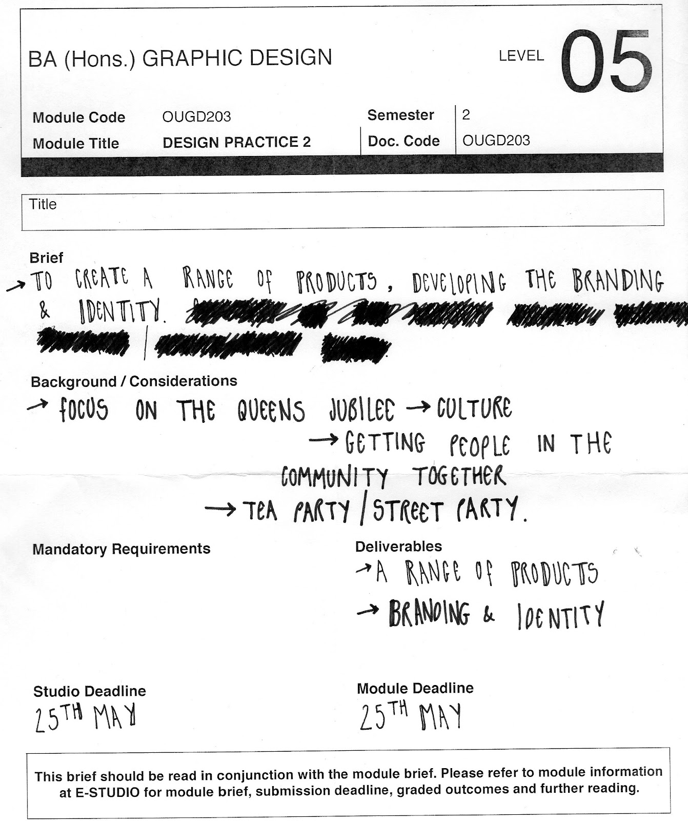 Design Practice: Brief Writing