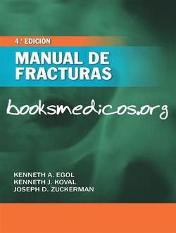 Manual de Fracturas 4ª Edición | booksmedicos