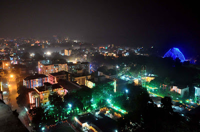 View Patna: Patna skyline on the eve of Diwali