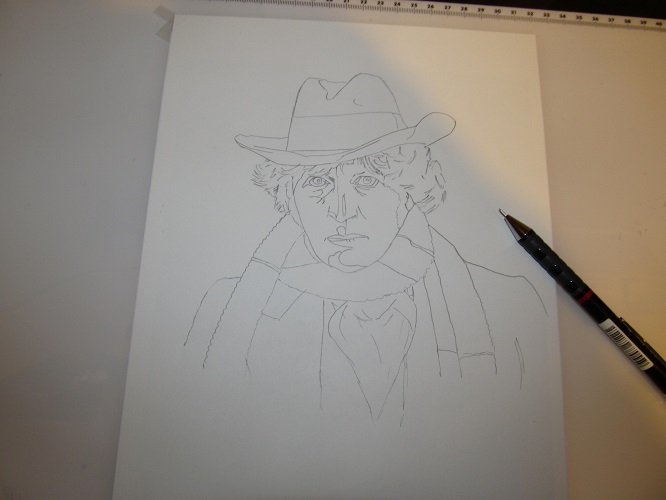 The Art of Mark Farbrother: Tom Baker Doctor Who