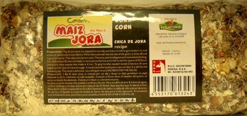 GRANOS Y HARINAS DEL PERU: MAIZ JORA