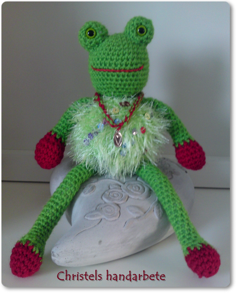 Christels handarbete: Grodan hoppfull