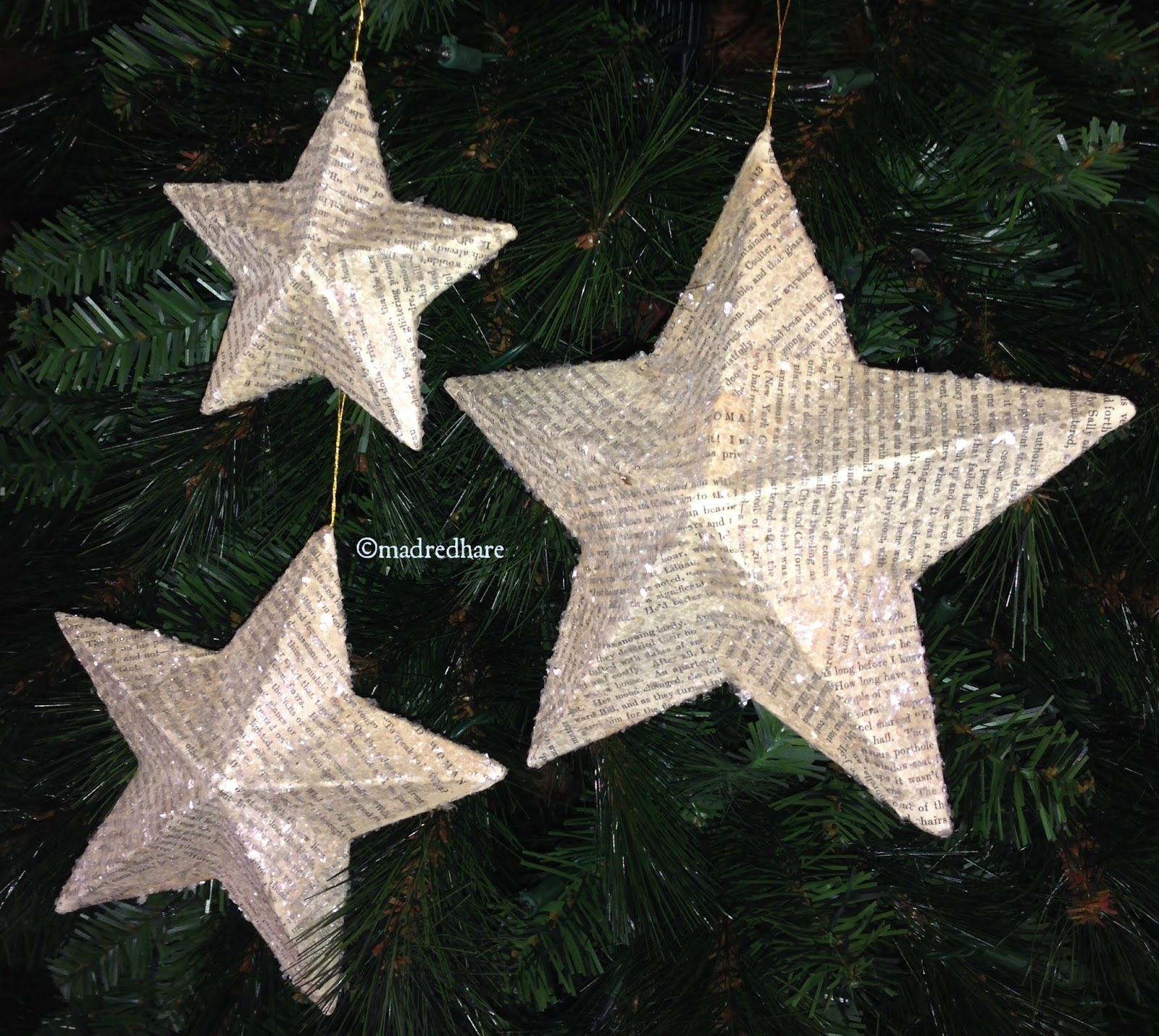 Mad Red Hare: Book Page Stars