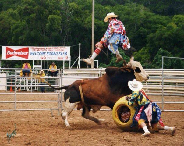 Bullfighters, Rodeo Clowns, and Barrel Man