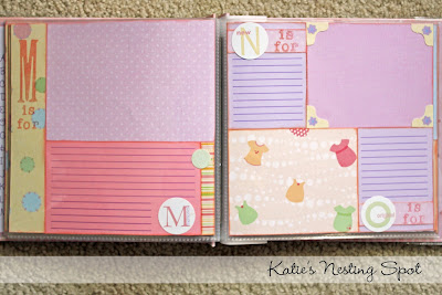 Katie's Nesting Spot: Baby's ABC Scrapbook