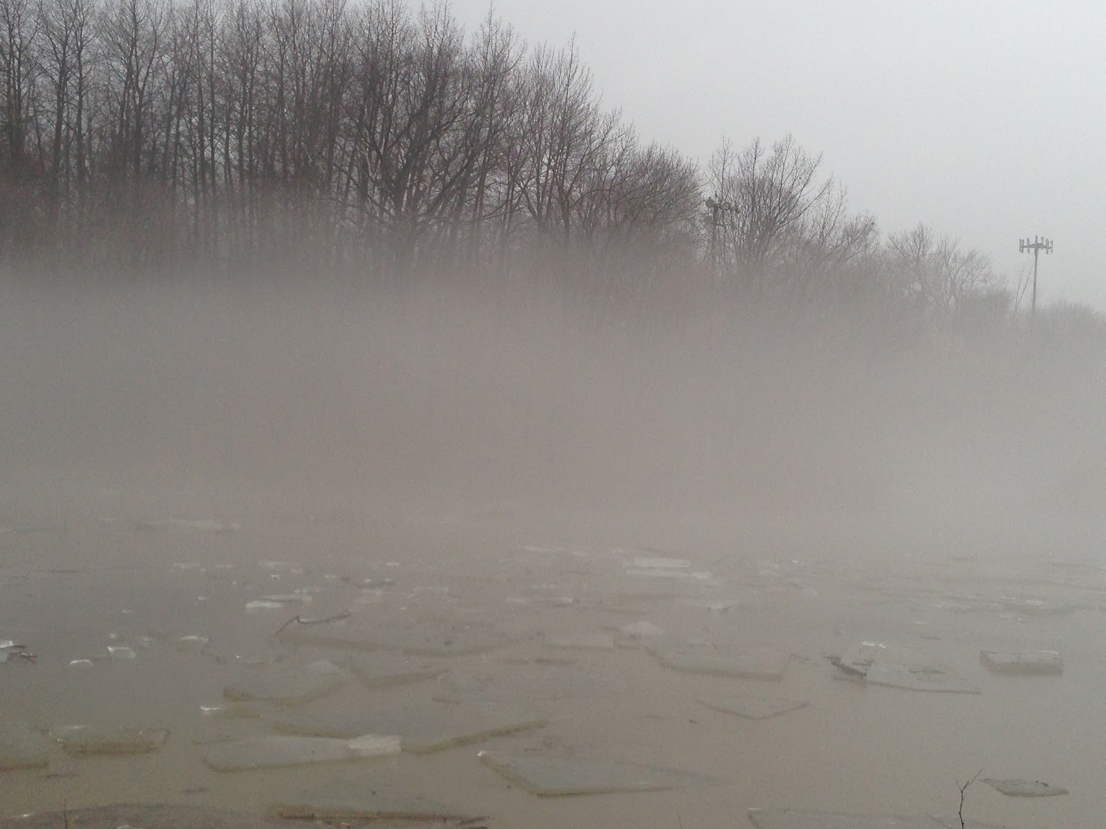 Patti's Creations: Dense fog, rain, hot, cold and snow.