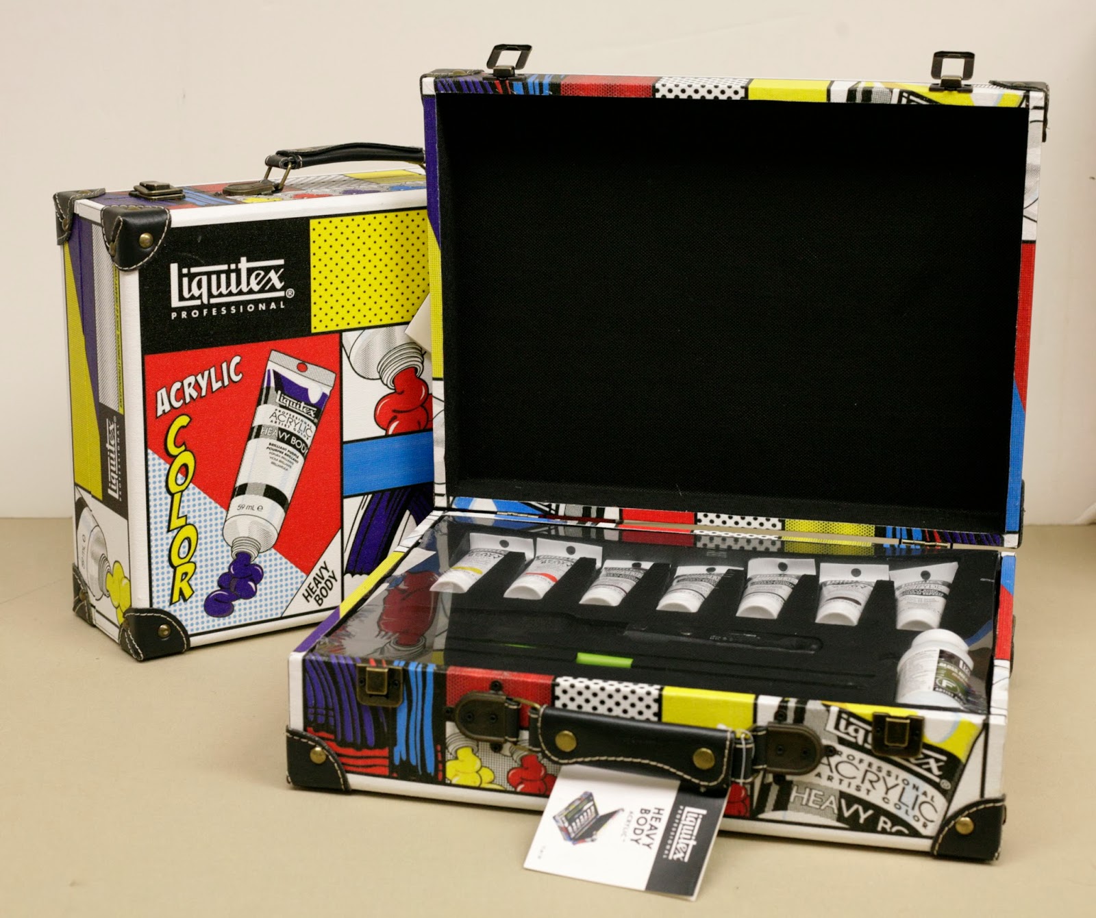 Ben Franklin Crafts and Frame Shop: Liquitex Pop Art Acrylic Paint Suitcase