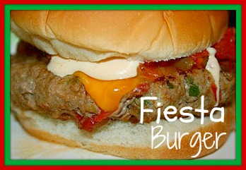 SusieQTpies Cafe: Fiesta Burger recipe