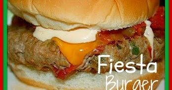 SusieQTpies Cafe: Fiesta Burger recipe