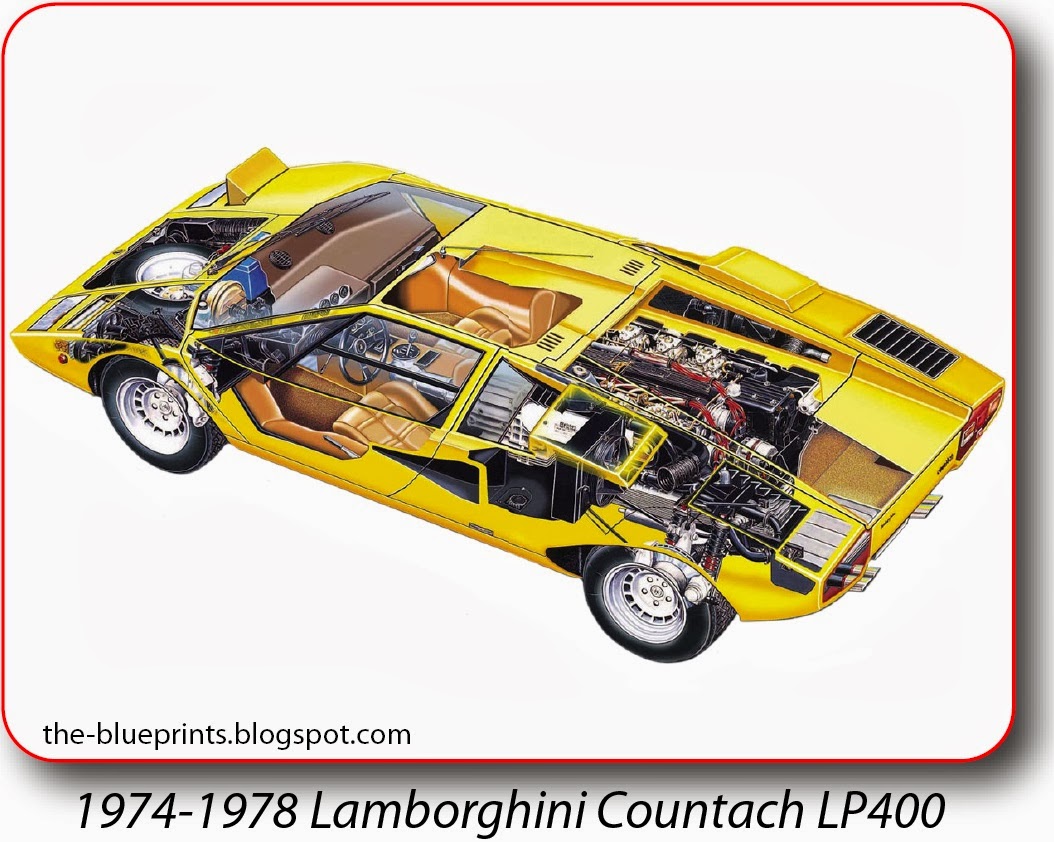 Vector Blueprints - Cars, Trucks, Busses and others: Lamborghini ...
