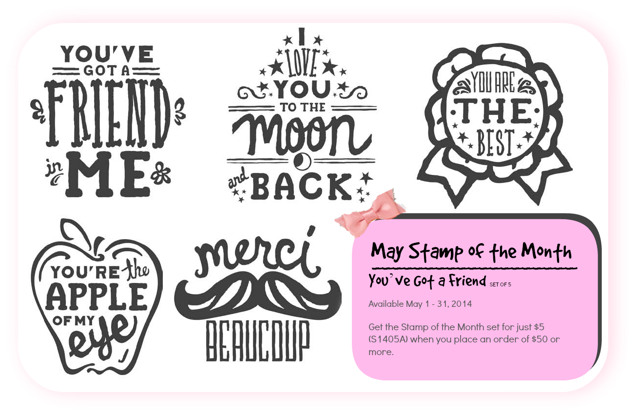 Craftin' and Stampin': Free To Be Me Card 3 using May Stamp of the Month