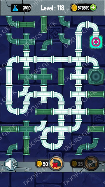 Plumber 3 Level 118 Solution ~ Doors Geek