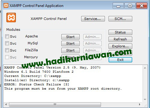 Cara Mengatasi Apache Tidak Bisa Running Pada Xampp | Catatan Hadi