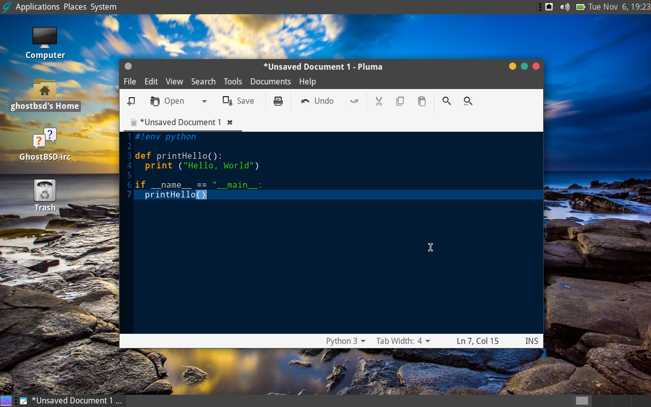 GhostBSD 18.10 screenshots