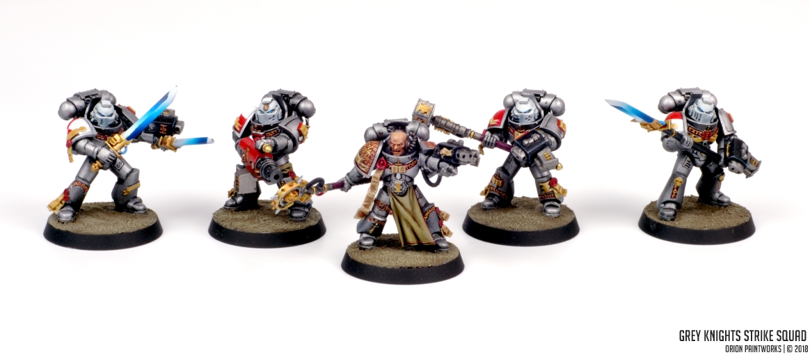Orion Paintworks: Showcase: Grey Knights Kill Team
