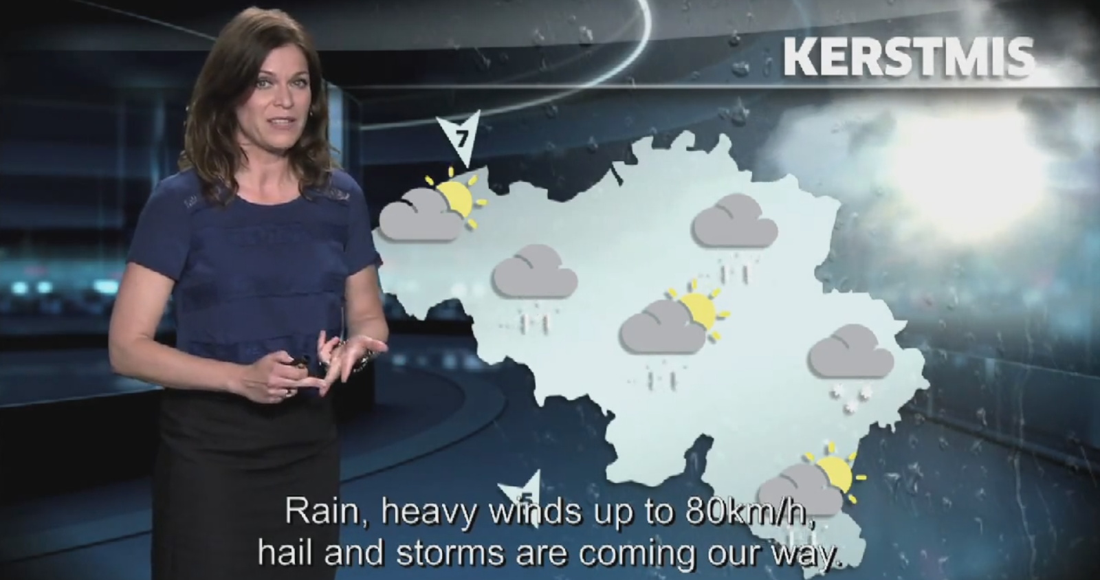 Meteo ZuidWest België: VIDEO ~ Jill Peeters voorspelt het weer voor 2050