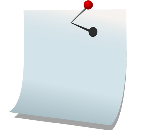 Papel de Lembrete em Png