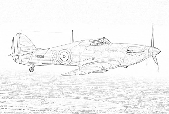World War II in Pictures: Fighter Coloring Pages World War II
