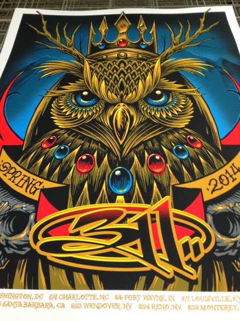 INSIDE THE ROCK POSTER FRAME BLOG: Maxx242 311 Spring Tour West Coast ...
