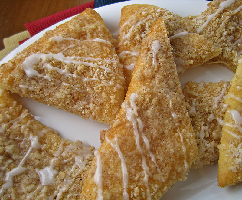 Stephanie Cooks: Crispy Sugar Crumb Triangles