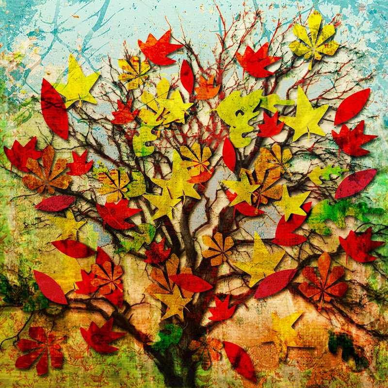 a little color every day: Three Muses: Autumn