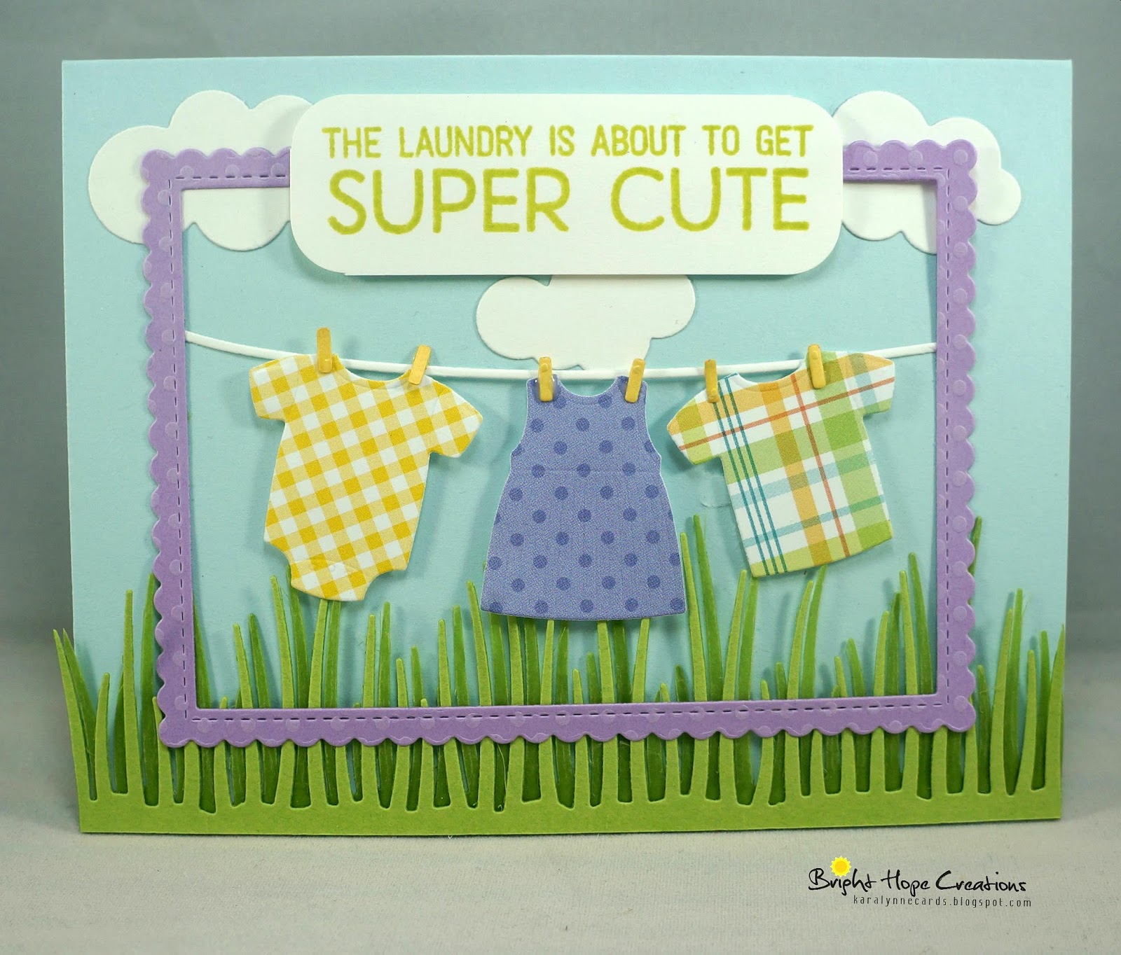 Kara Lynne's Card Designs: Super Cute Laundry