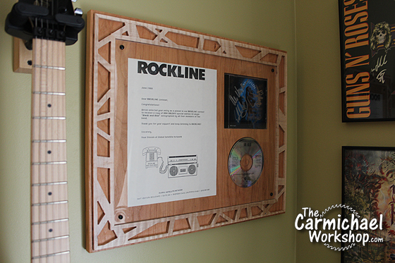 The Carmichael Workshop: Making an Autographed Van Halen CD Frame with ...