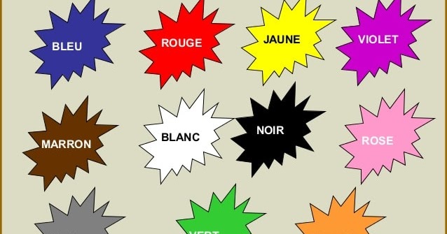 Expressions avec des couleurs