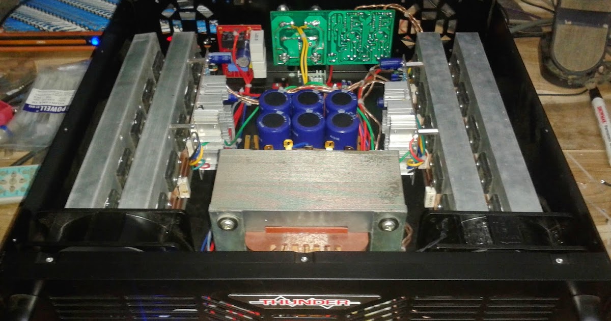 Rangkaian Power Amplifier 250watt dengan Final Sanken | TEKNISI BERPECI