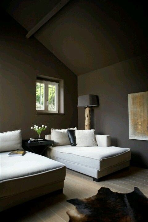 🔴9 ideas de decoración de salas color chocolate - InspiraHogar