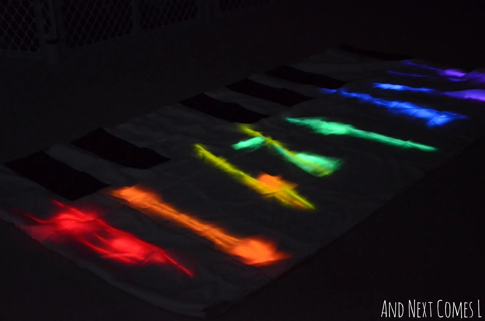 Homemade Glowing Floor Piano | And Next Comes L - Hyperlexia Resources