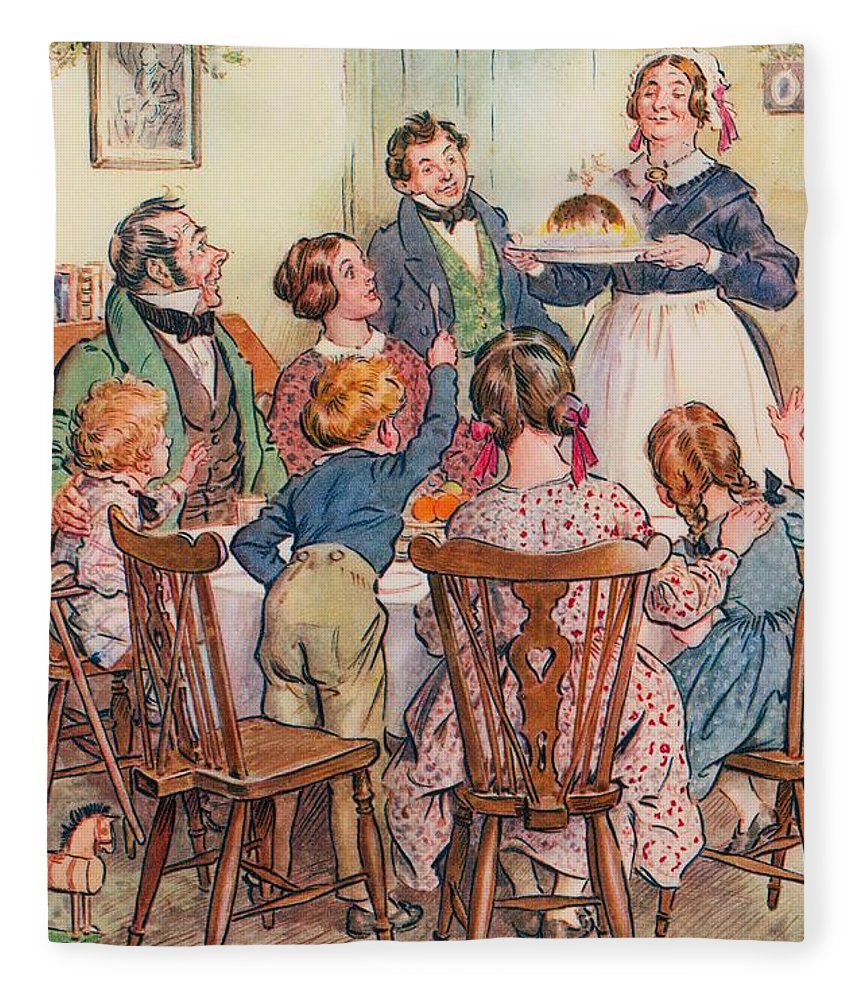 The Cratchits' Christmas pudding