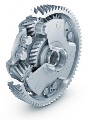 Slim Spur Gear Differential for Passenger Cars