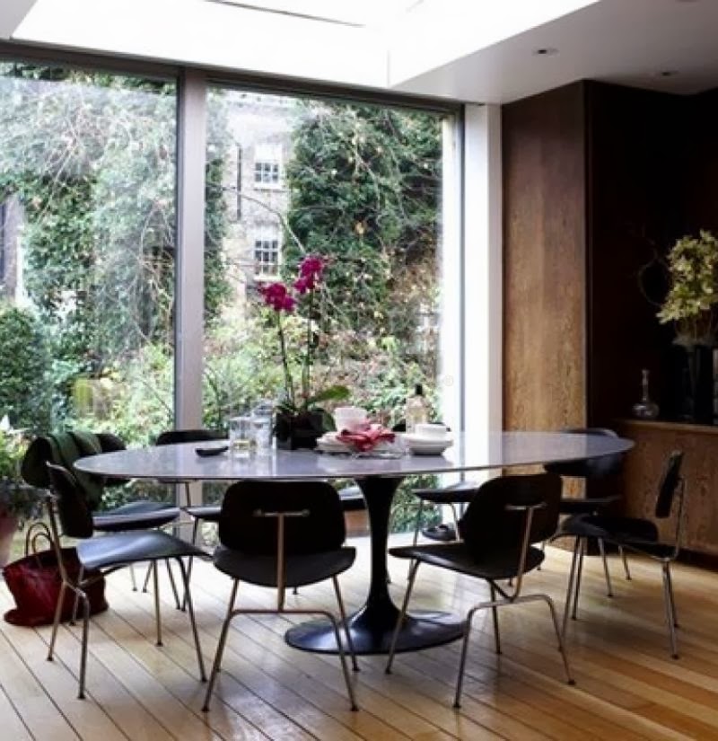 Oficina de Arquitetura: Sala de Jantar - Mesa Oval