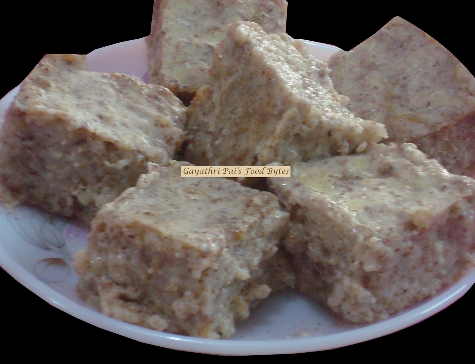 Gayathri Pai's Food Bytes: Nachani Oats Duddali.