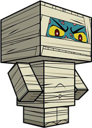 Halloween Mummy Papercraft | Papercraft Paradise | PaperCrafts | Paper ...