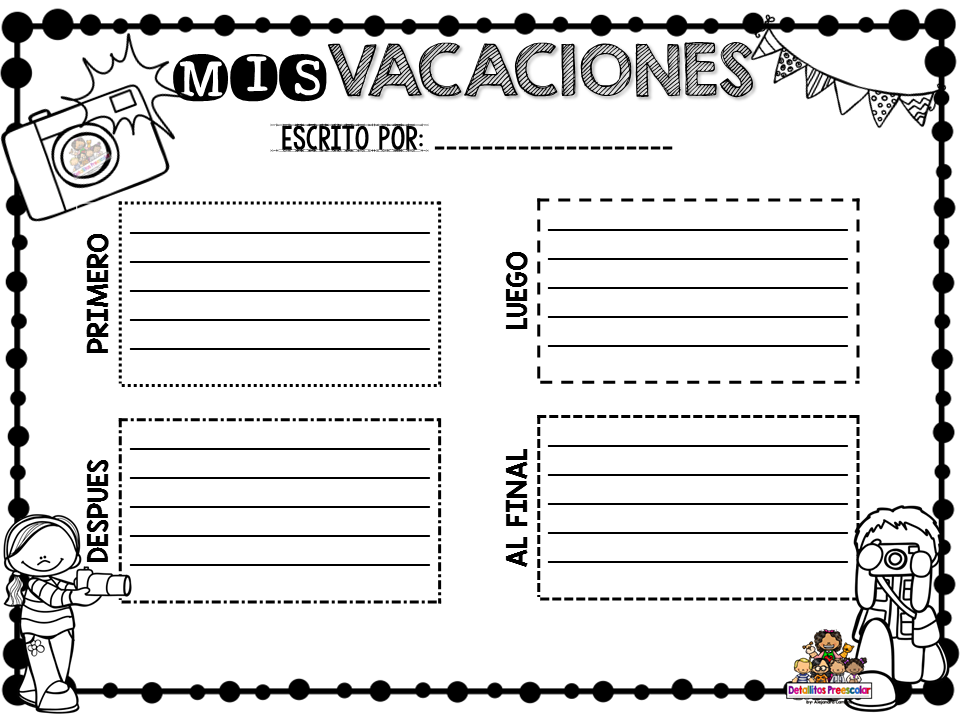 Kids Zone: Memorias de mis Vacaciones :)