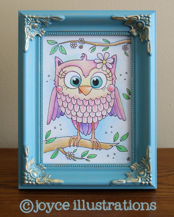 Joyce Illustrations + Design: Owl Drawing