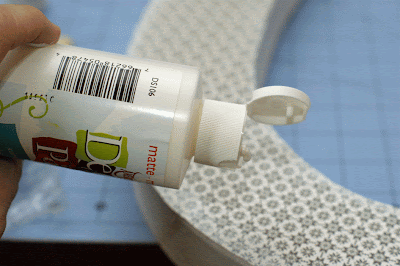 J-O-Y - with decoupage... | Midwestern Girl