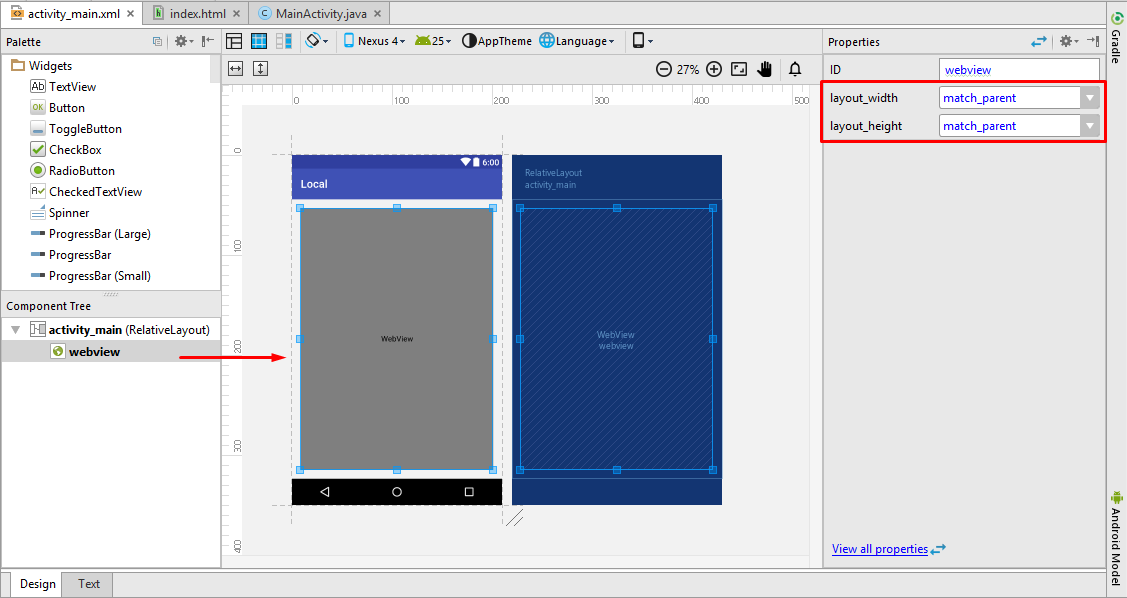 Webview : Cara Menampilkan Website Localhost di Android Studio ~ Domo ...
