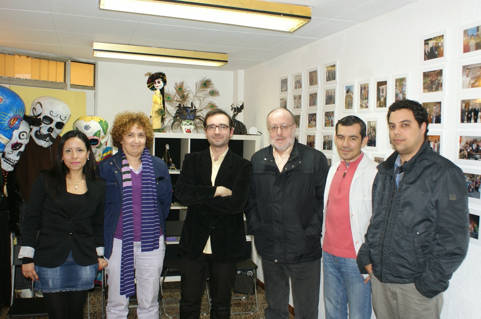 Noticias: Àngel Colom i la Fundació Nous Catalans visiten Casa Mèxic