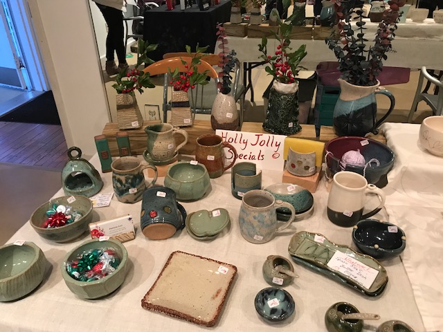 Alchemy of Clay: More Holly Jolly pottery