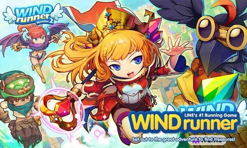 Apk Full Mod: LINE WIND runner 2.2.3 Apk
