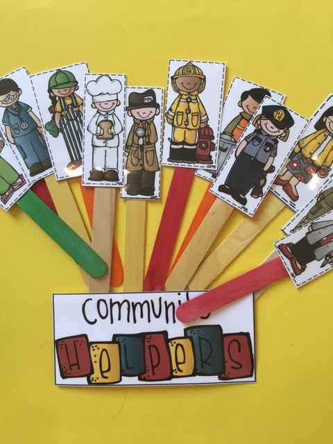 Free Community Helpers Sentences ~ Preschool Printables