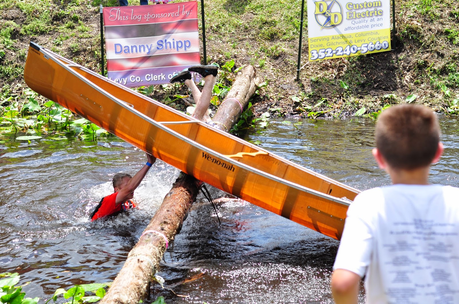 Alayna May's Blog: Unexpected Winners of the Annual Wild Hog Canoe Race