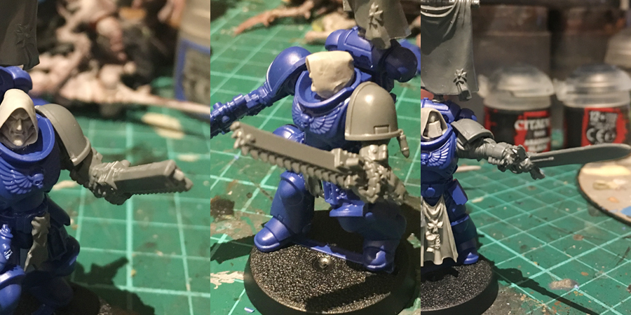 Sword of templar: Black Templars kitbash primaris space marines from ...