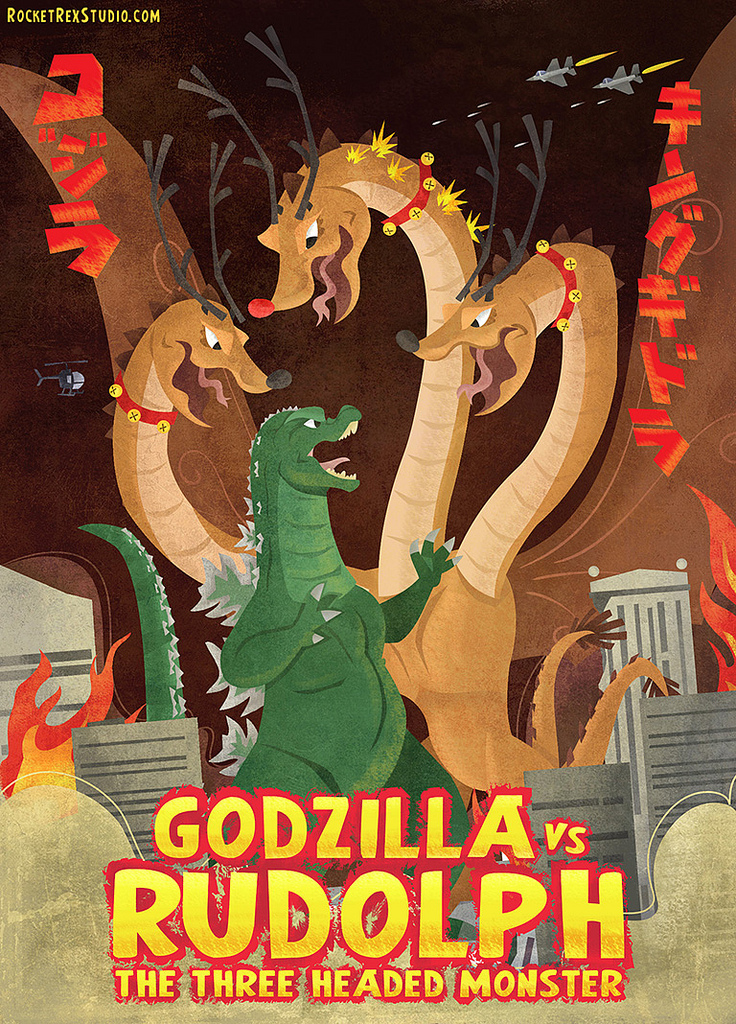 Bloody Pit of Rod: Merry Christmas From Godzilla!