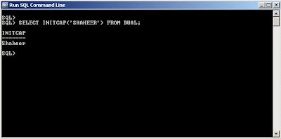 How to convert a String first character in uppercase in oracle