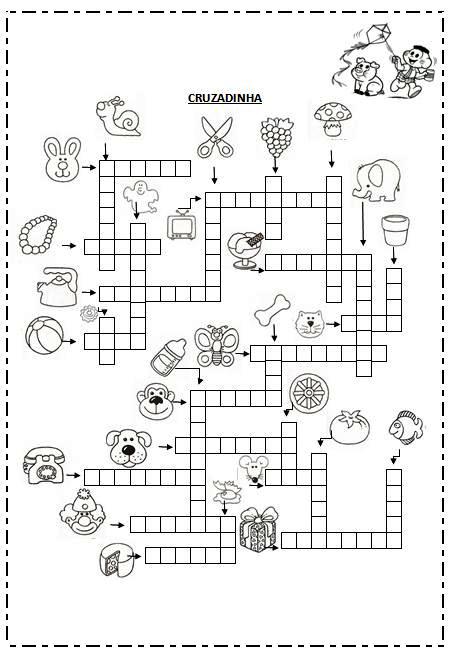 Blog da professora Edivania: CRUZADINHAS