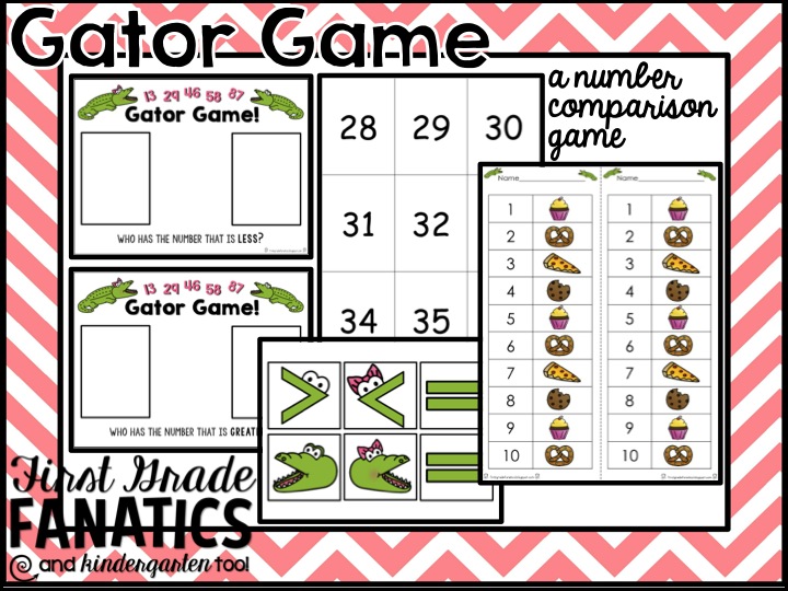 First Grade Fanatics: Number Comparison Activities